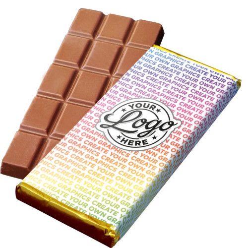 www.HamesChocolates.co.uk - Promotional 50g Chocolate Bars & Wrapper