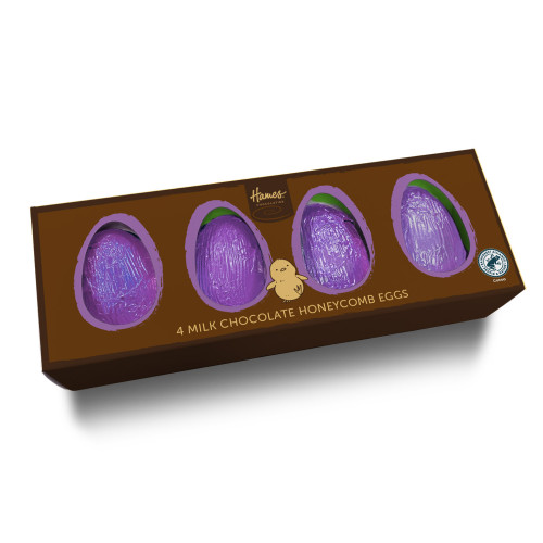 www.HamesChocolates.co.uk - Hames – 4 Hollow Milk Chocolate Egg with ...
