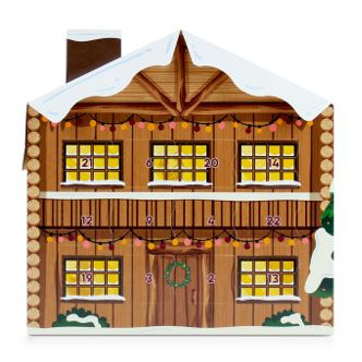 www.HamesChocolates.co.uk - Biodegradable 24 Cavity 3D Snowy Ski Lodge ...