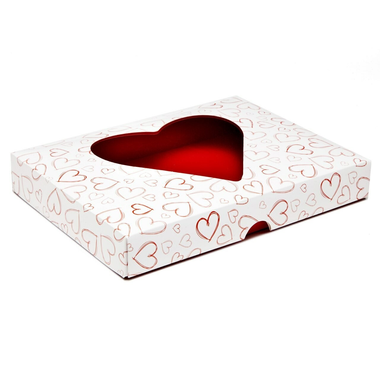 www.HamesChocolates.co.uk - Fold-Up White 24 Chocolate Box Lid with Red ...