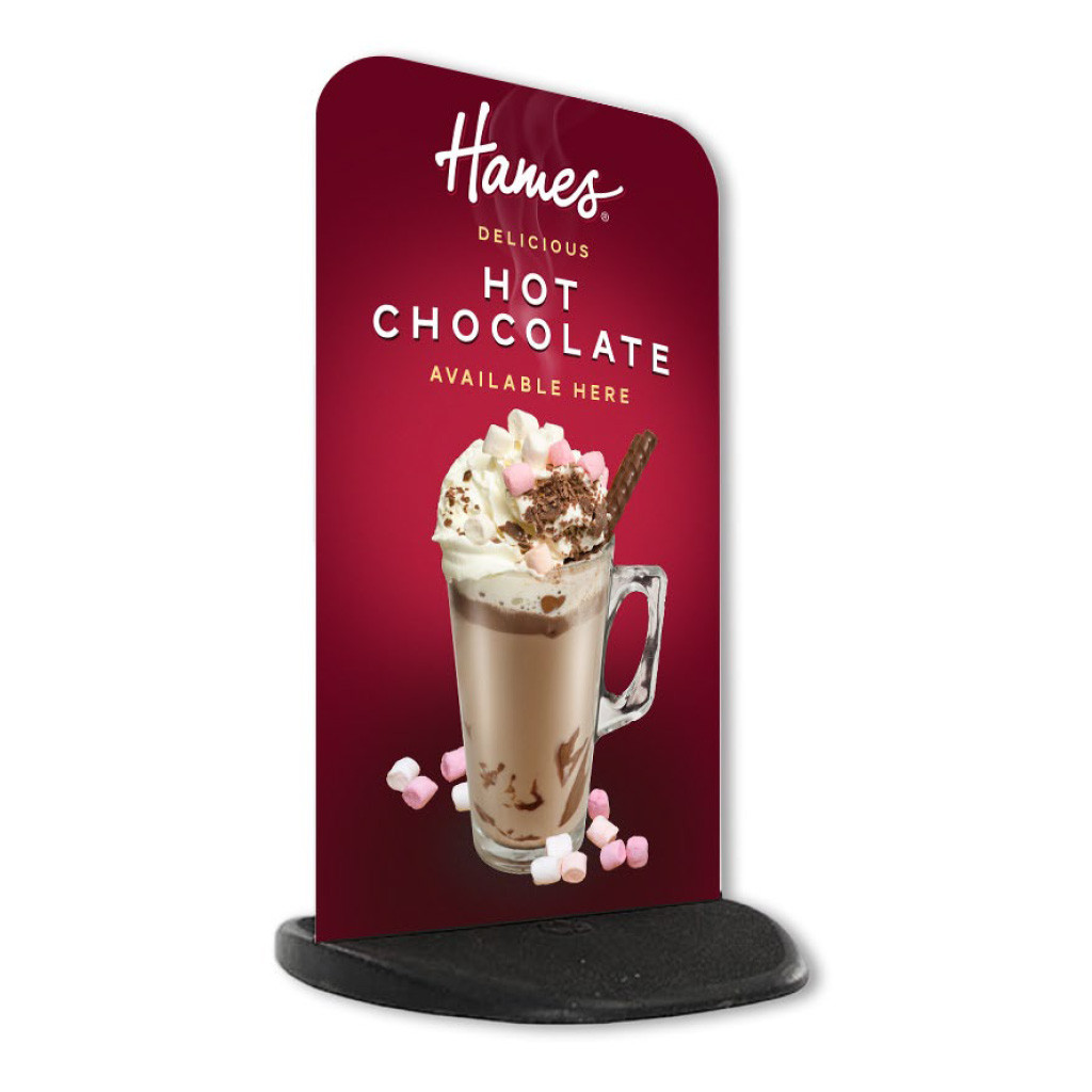 www.HamesChocolates.co.uk - Hames Hot Chocolate - Point of Sale Double ...