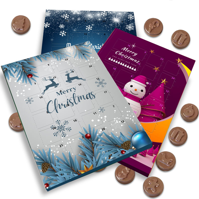 www.HamesChocolates.co.uk - Promotional Branded Advent – 70g Milk ...