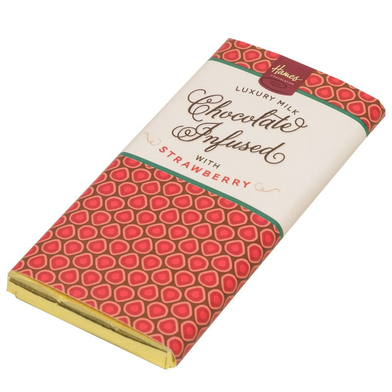 www.HamesChocolates.co.uk - Infusion Chocolate Bar - Strawberry Infused ...