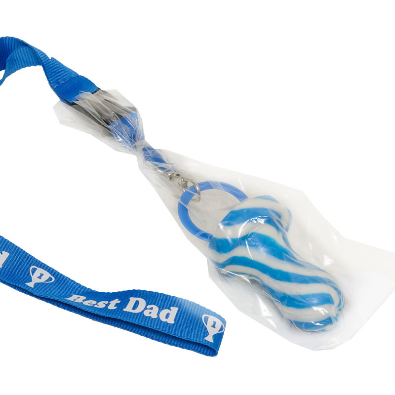 www.HamesChocolates.co.uk - Rock Lanyard Dummy - Best Dad x Outer of 20