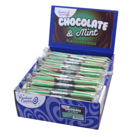 www.HamesChocolates.co.uk - Novelty Flavoured Rock Bar - Chocolate Mint ...