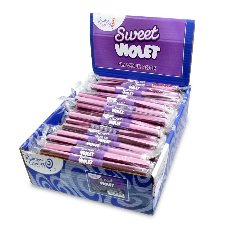 www.HamesChocolates.co.uk - Novelty Flavoured Rock Bar - Sweet Violet x ...